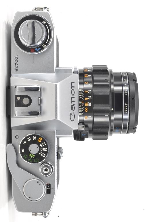 CANON EX AUTO FILM CAMERA with ORIGINAL FLASH & 4 LENSES 35mm F:3.5 ...