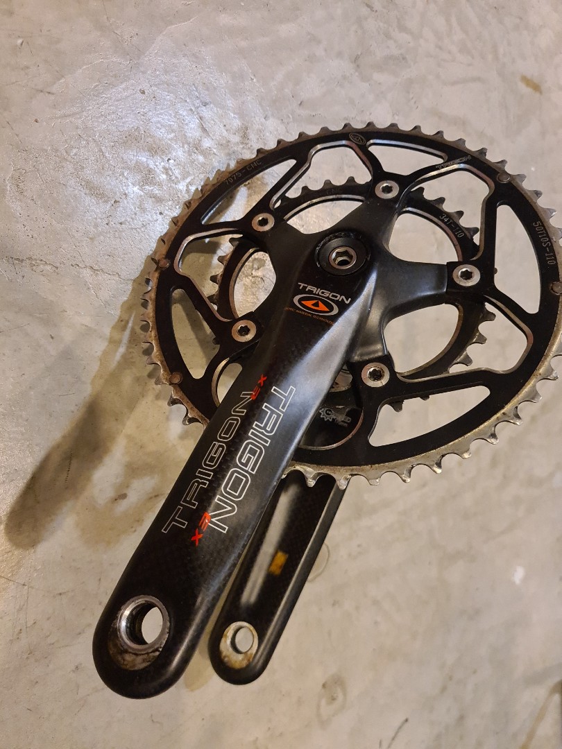 Carbon Trigon EX crankset roadbike, Sports Equipment, Bicycles & Parts ...