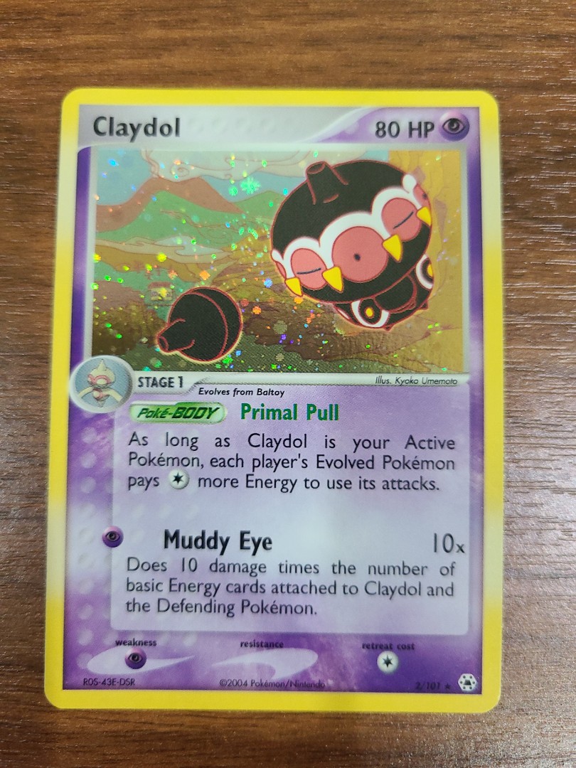 Claydol 2/101 Holo Rare EX Hidden Legends Pokemon Card Game TCG on ...