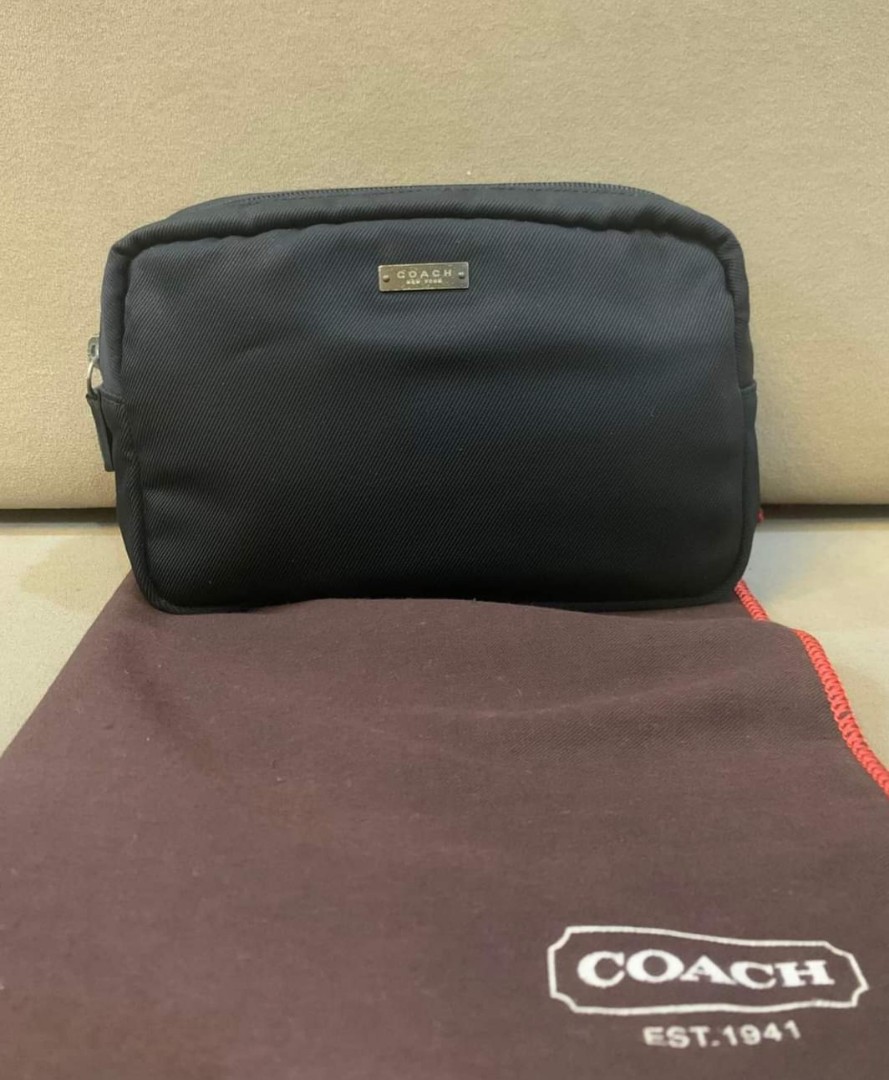 Coach Nylon Vanity Kit, Luxury, Bags & Wallets on Carousell