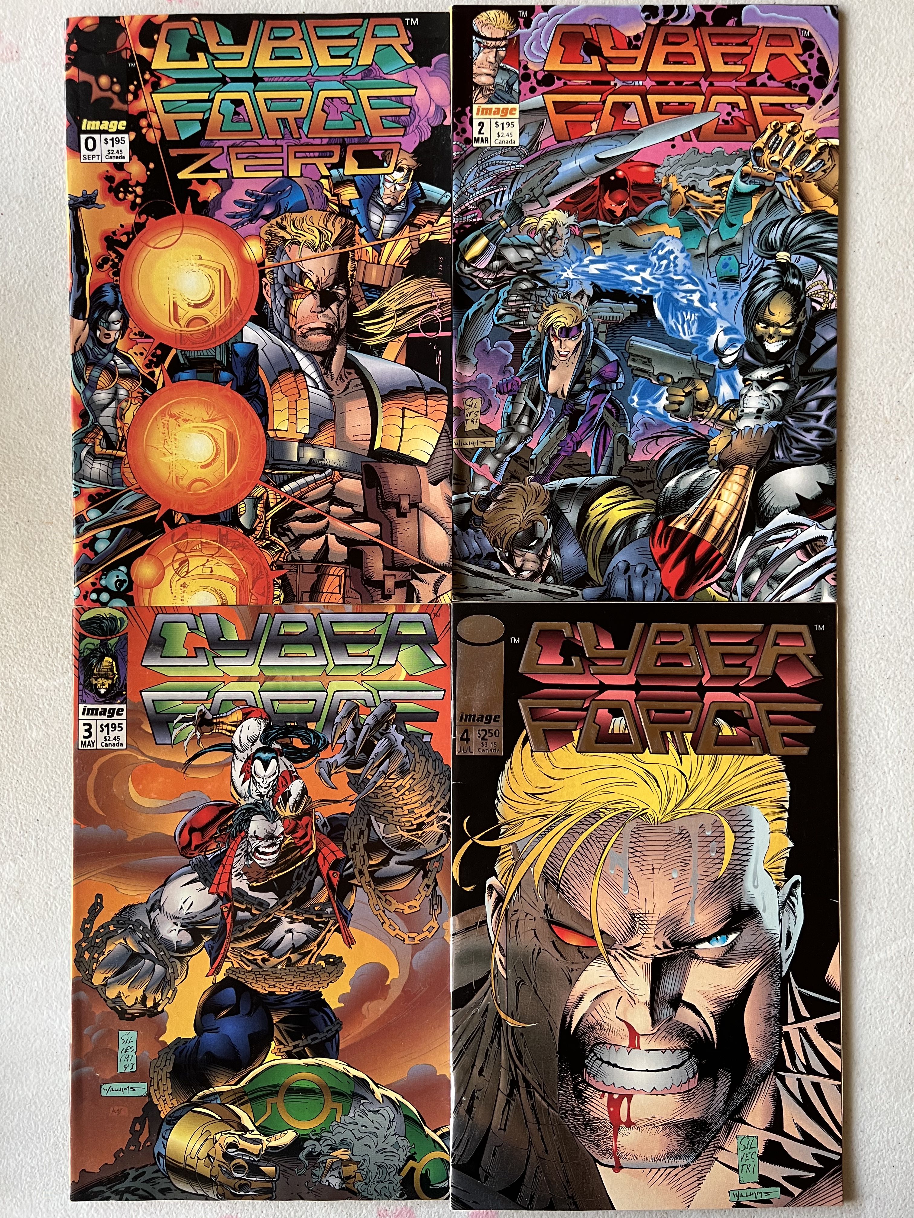 Comics - Cyber Force Vol. 1 (#0,2-4), Hobbies & Toys, Books & Magazines ...