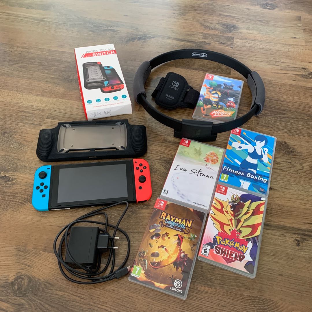 Complete Nintendo Switch package (Games Included), Video Gaming, Video ...