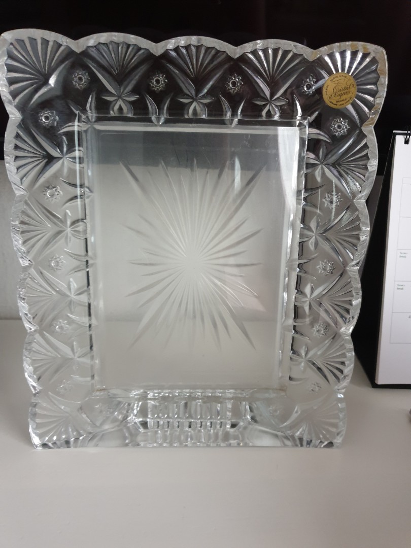 Crystal Photo Frame, Furniture & Home Living, Home Decor, Frames ...