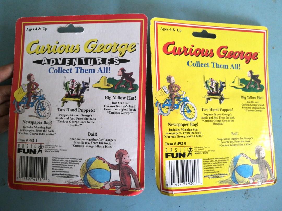 Curious George Figurine Keychain, Hobbies & Toys, Toys & Games on Carousell