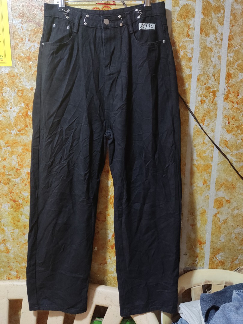 Denim squarepants 7, Women's Fashion, Bottoms, Other Bottoms on Carousell