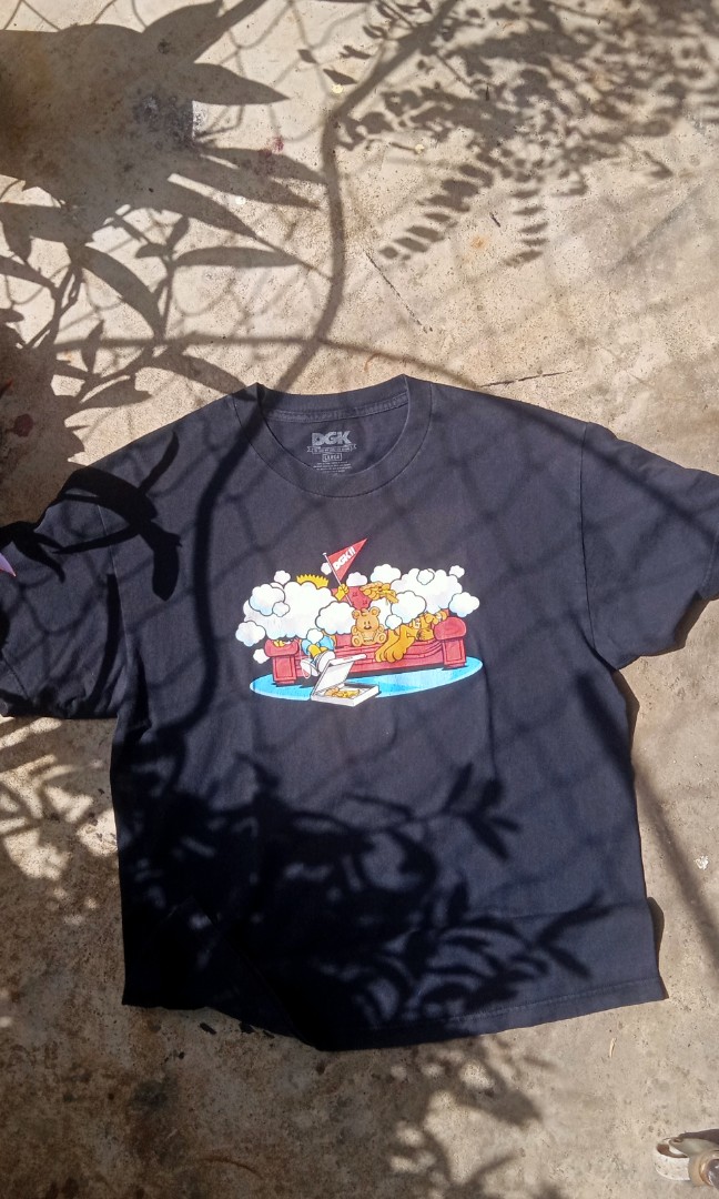 DGK BART SIMPSONS GARFIELD, Men's Fashion, Tops & Sets on Carousell