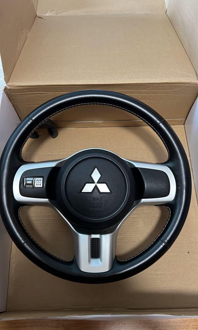 Evo x steering wheel complete, Car Accessories, Accessories on Carousell