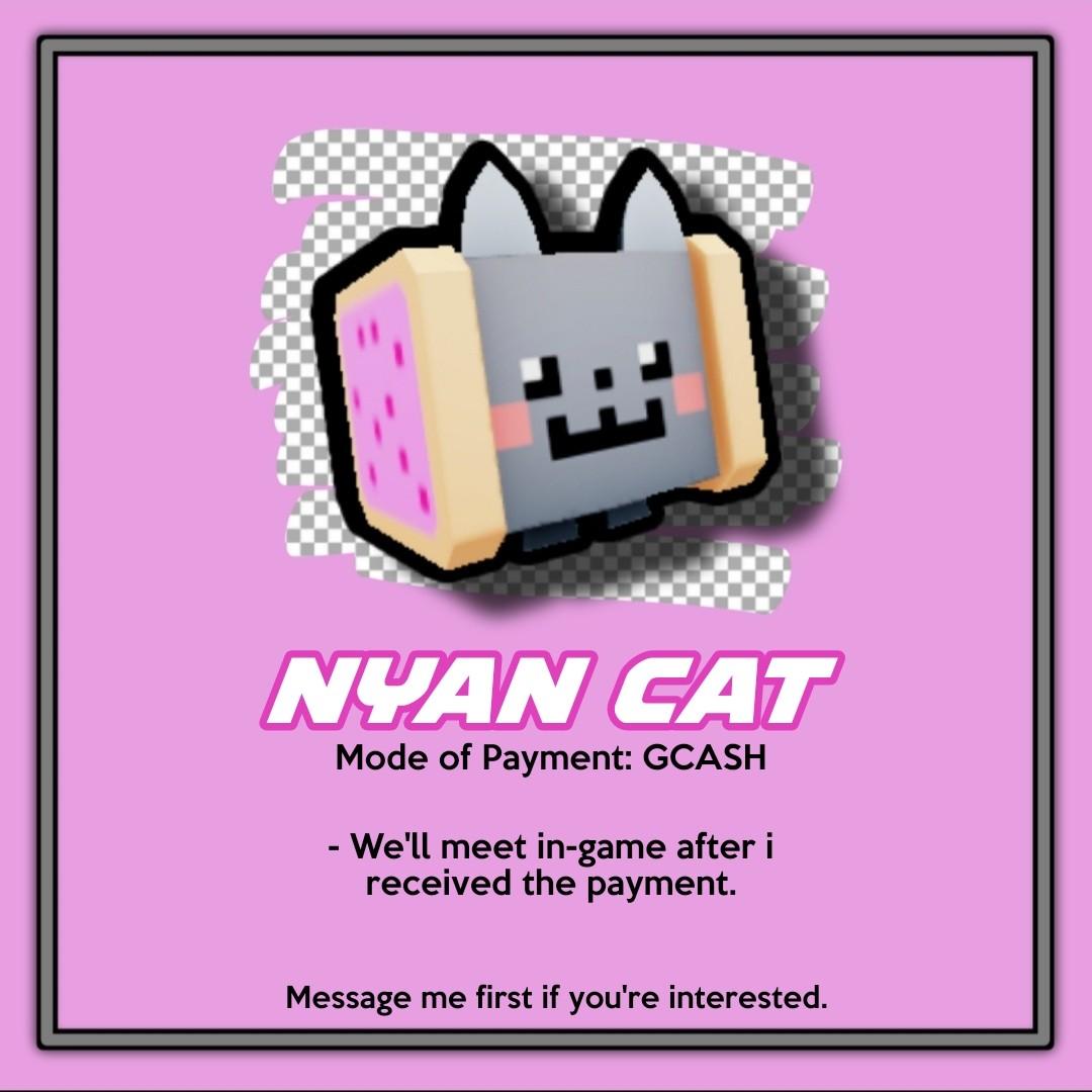 [EXCLUSIVE] Pet Simulator X Nyan Cat, Video Gaming, Gaming Accessories ...