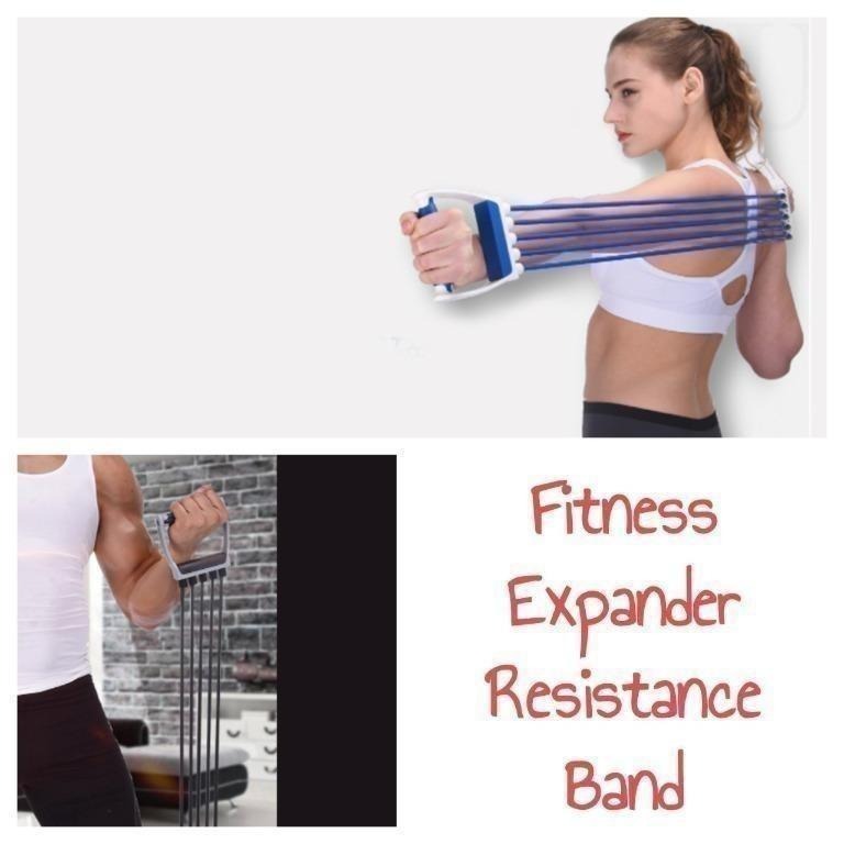 Fitness Expander Resistance Band, Sports Equipment, Exercise & Fitness ...