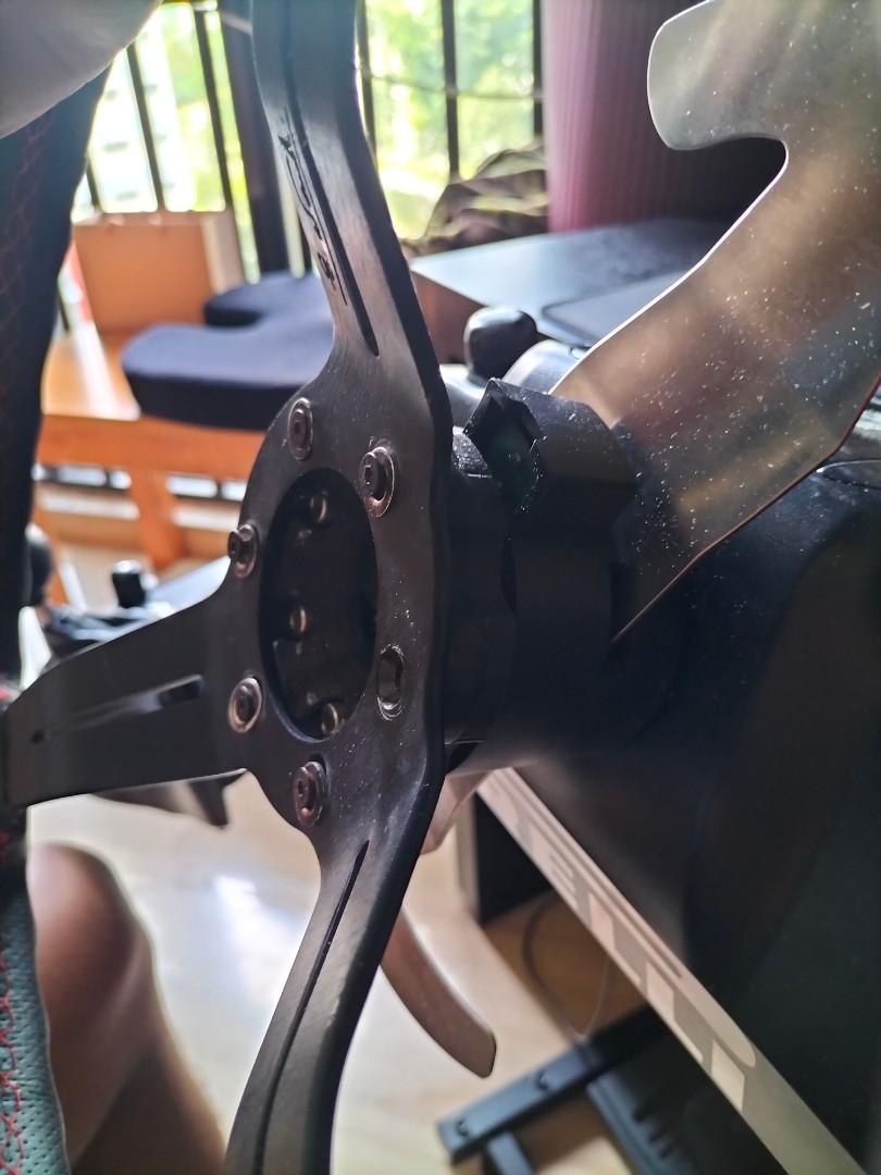 G27 with custom wheel + shifter + foldable stand, Video Gaming, Video ...