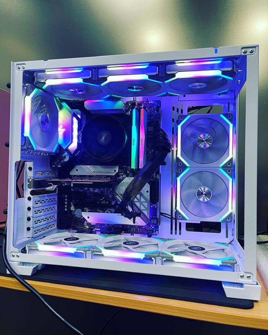 Gaming Desktop, Lian Li Setup, Home Use, AMD, Nvidia, RTX, Streaming ...