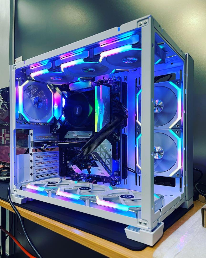 Gaming Desktop, Lian Li Setup, Home Use, AMD, Nvidia, RTX, Streaming ...