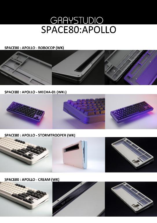 Gray Studio Space80: Apollo Keyboard Kit (Brand New / Sealed ...