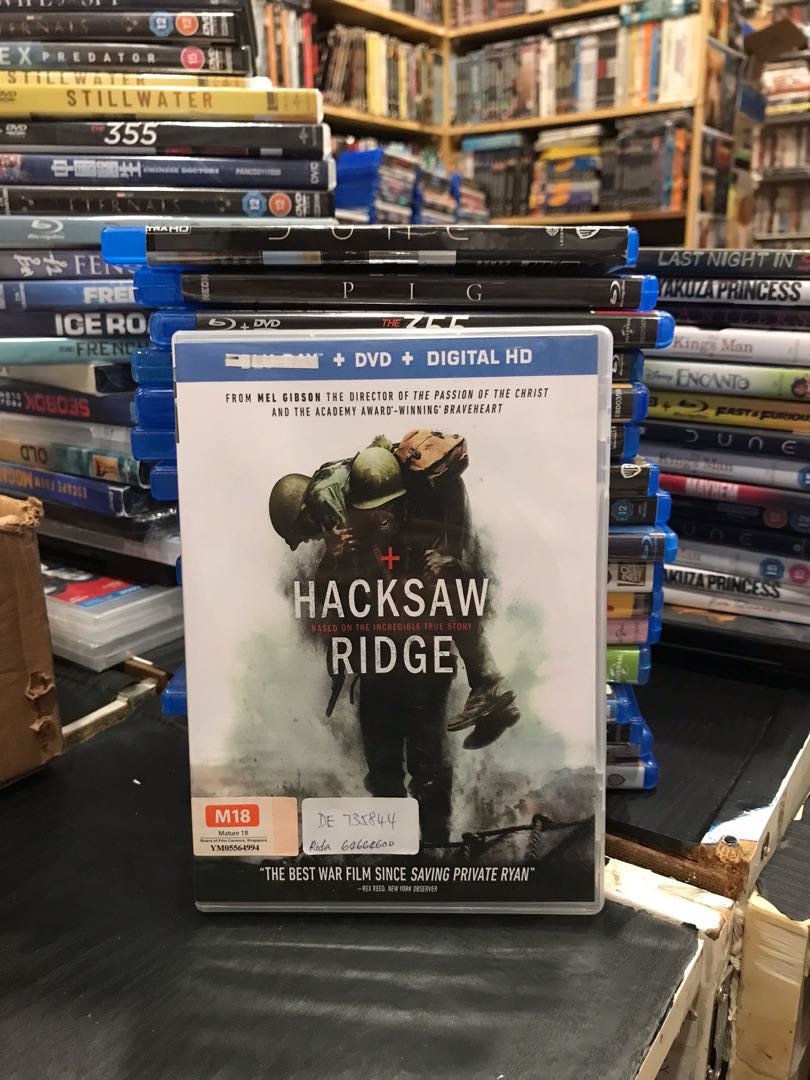 HACKSAW RIDGE DVD, Hobbies & Toys, Music & Media, CDs & DVDs on Carousell