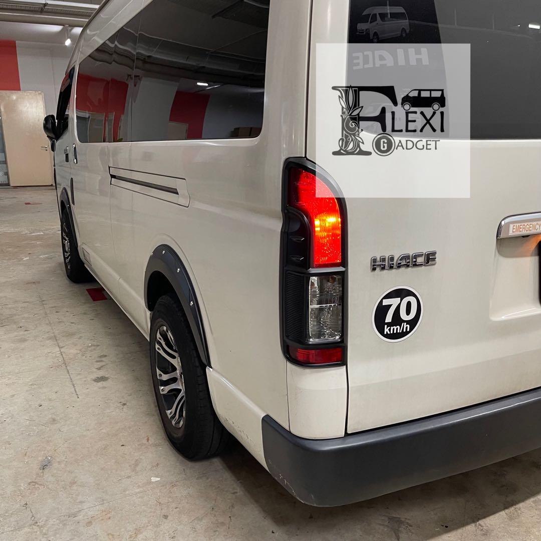 Hiace Chrome Taillight Cover Trim / Hiace Accessories /Rear Light ...