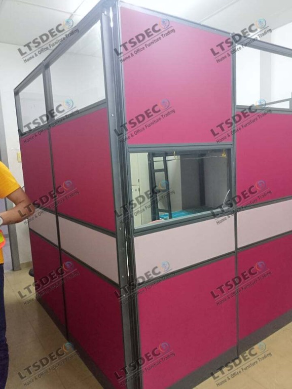 HIGH PANEL OFFICE PARTITION, Furniture & Home Living, Office Furniture ...