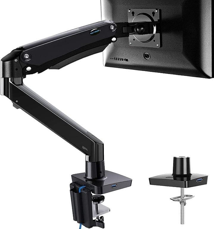 J3 HUANUO Single Monitor Mount Stand - Full Motion Monitor Arm Desk ...