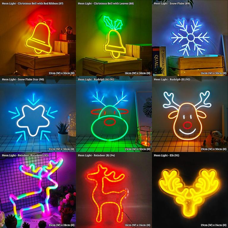 LED Neon Light / Game Room Party Wall Decoration Neon LED Signage ...