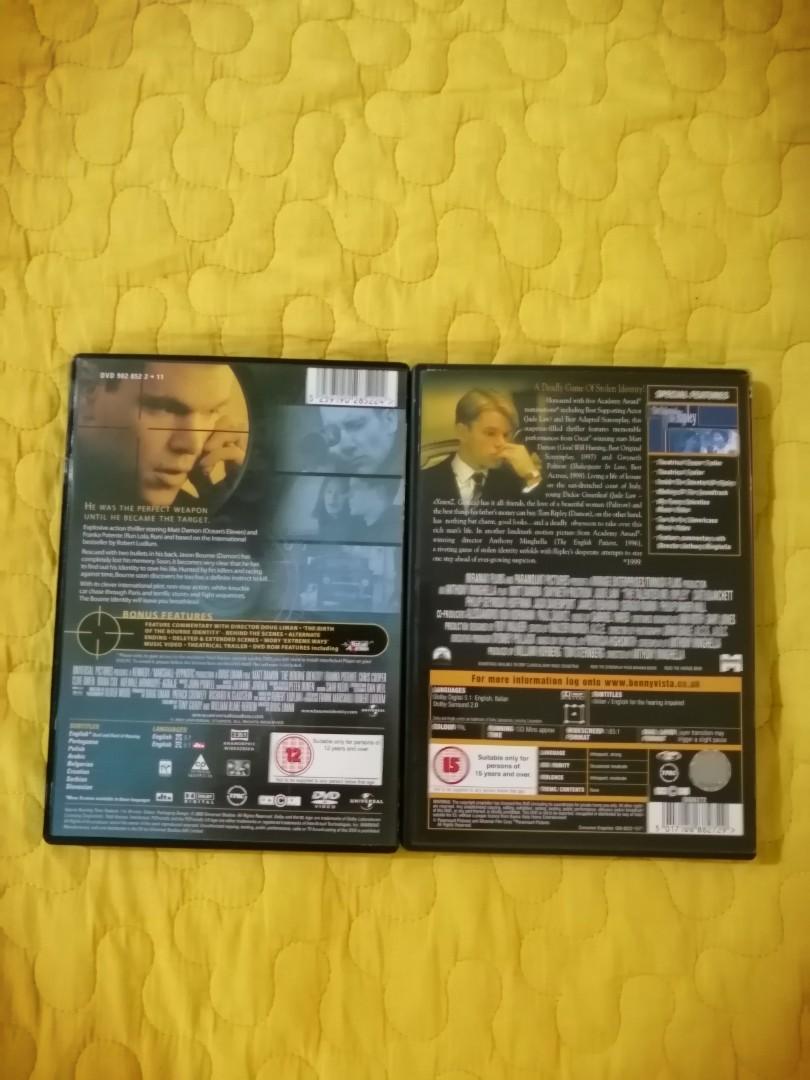 Matt Damon DVD collection, Hobbies & Toys, Music & Media, CDs & DVDs on ...