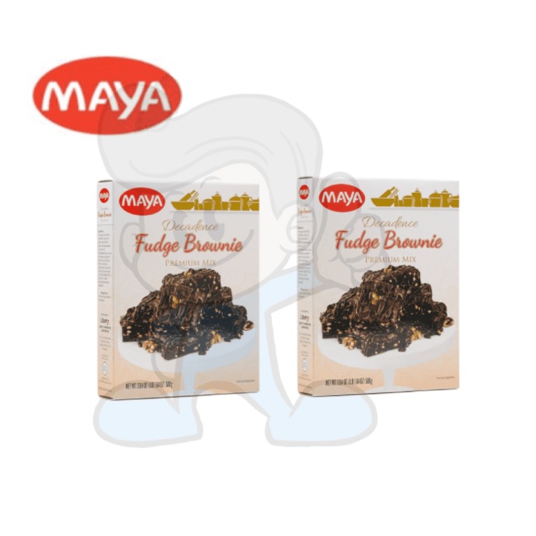 Maya Decadence Choco Fudge Brownie Mix (2 x 500g), Food & Drinks ...