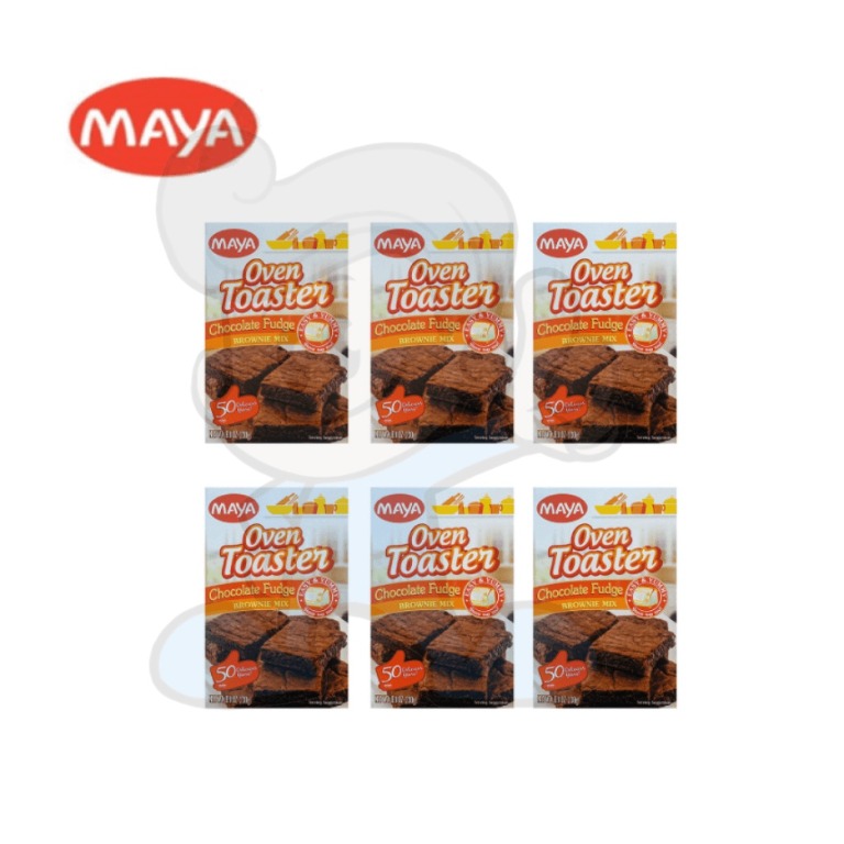Maya Oven Toaster Chocolate Fudge Brownie Mix (6 x 230g), Food & Drinks ...