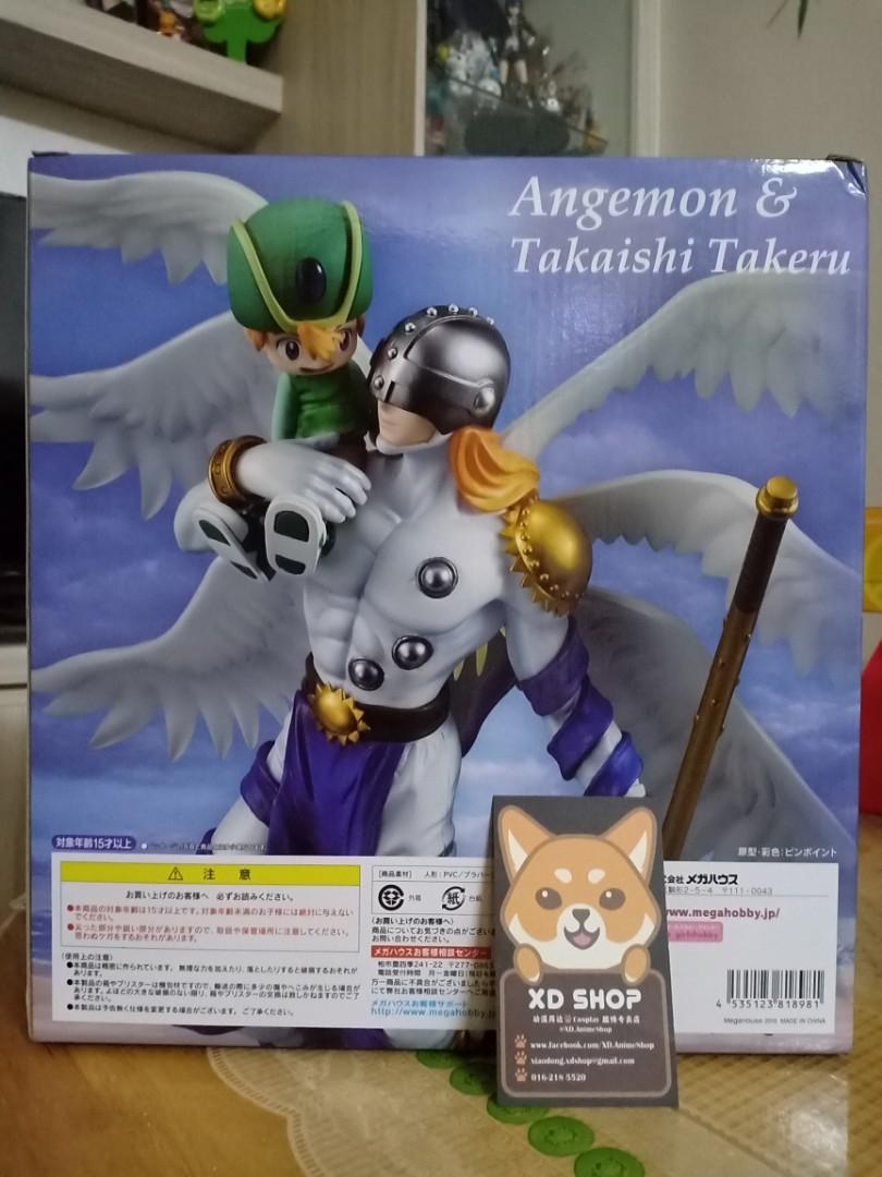 Megahouse Angemon and Takaishi Takeru Digimon 15th Anniversary version ...