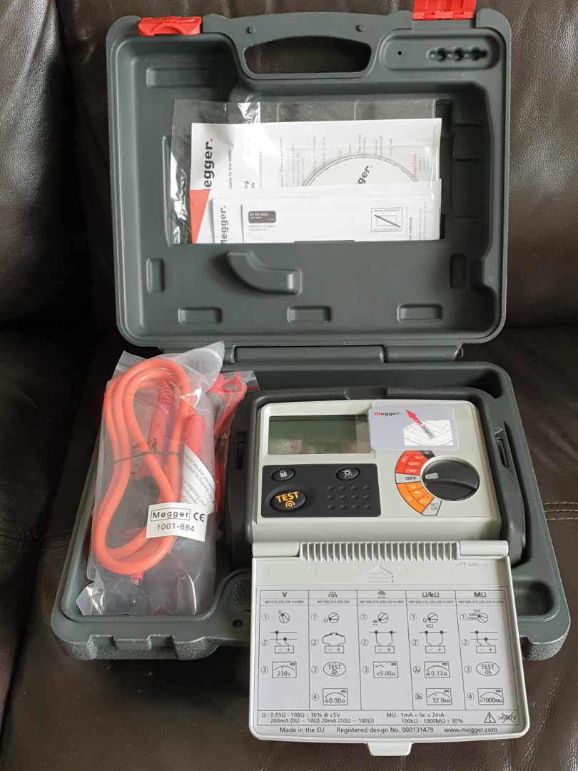 Megger Insulation Tester: MIT320, TV & Home Appliances, Electrical ...