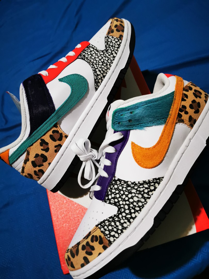 NIKE DUNK LOW SE (PATCHWORK), Luxury, Sneakers & Footwear on Carousell