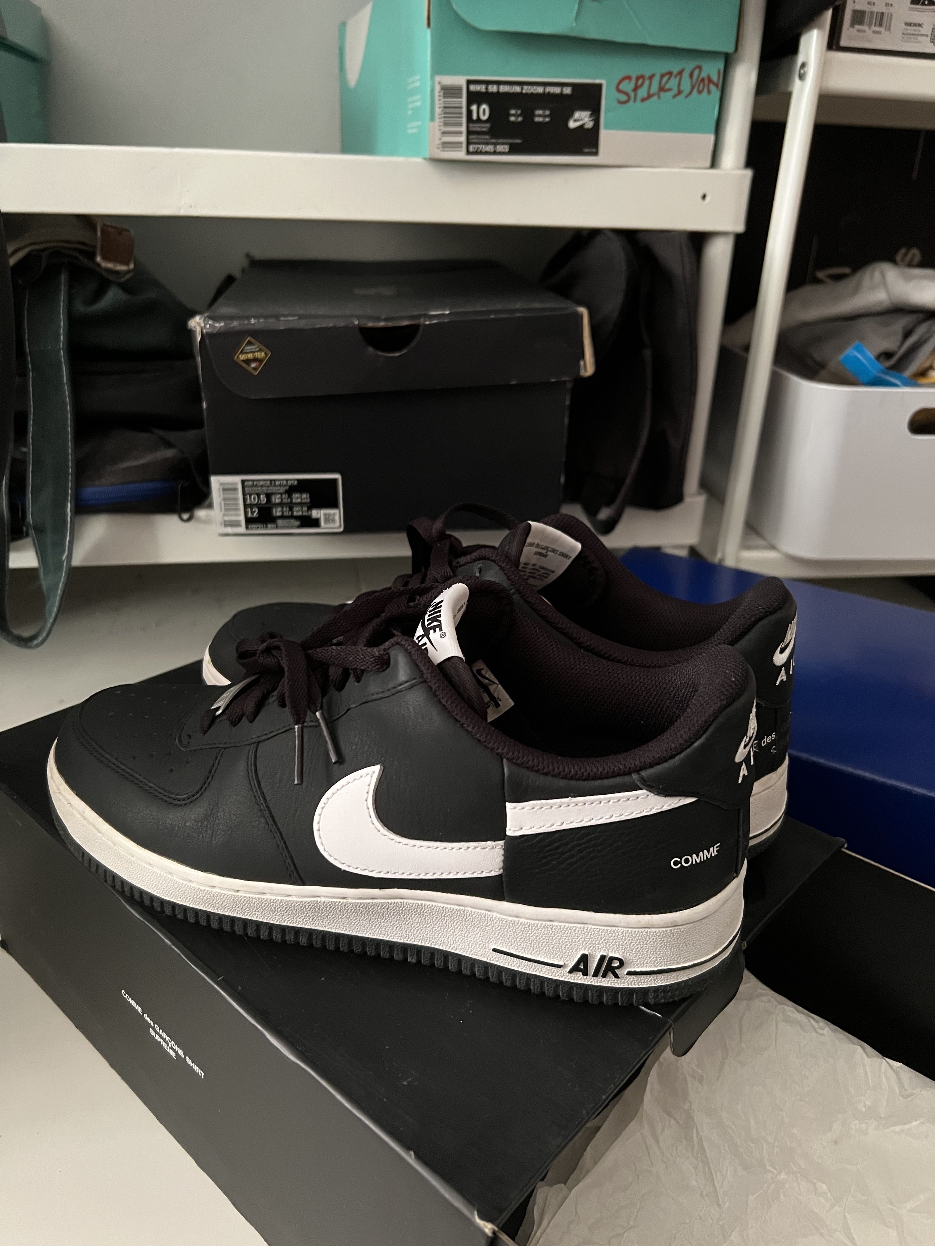 Nike x Supreme x CDG Air Force 1, Men's Fashion, Footwear, Sneakers on ...