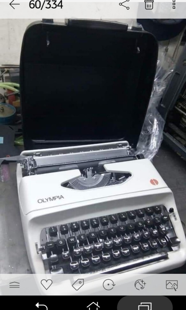 Olympia portable manual typewriter, Computers & Tech, Office & Business ...