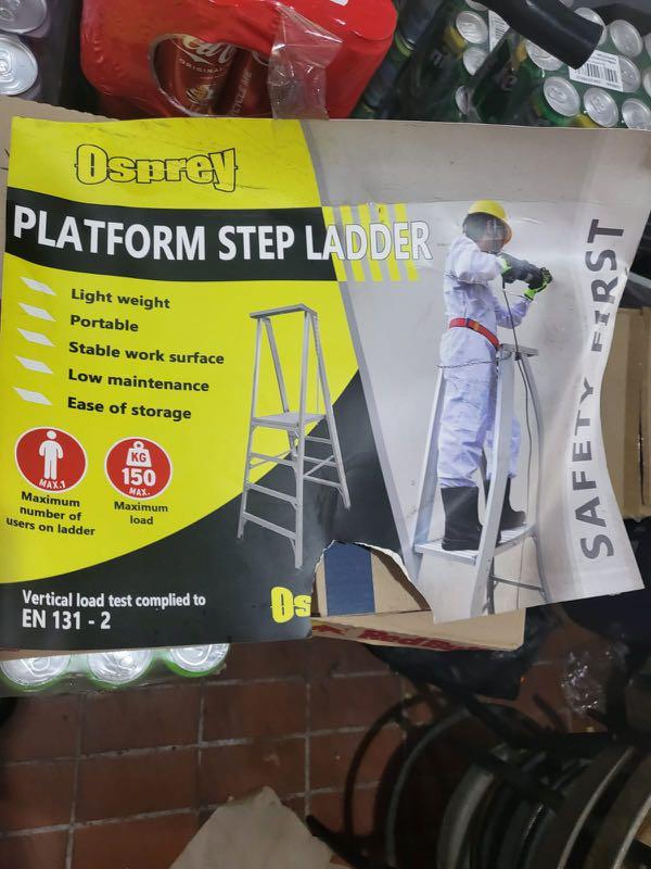 Osprey Platform Ladder, Furniture & Home Living, Home Improvement ...