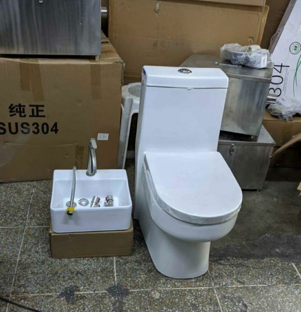 Package water closet set, Furniture & Home Living, Bathroom & Kitchen ...