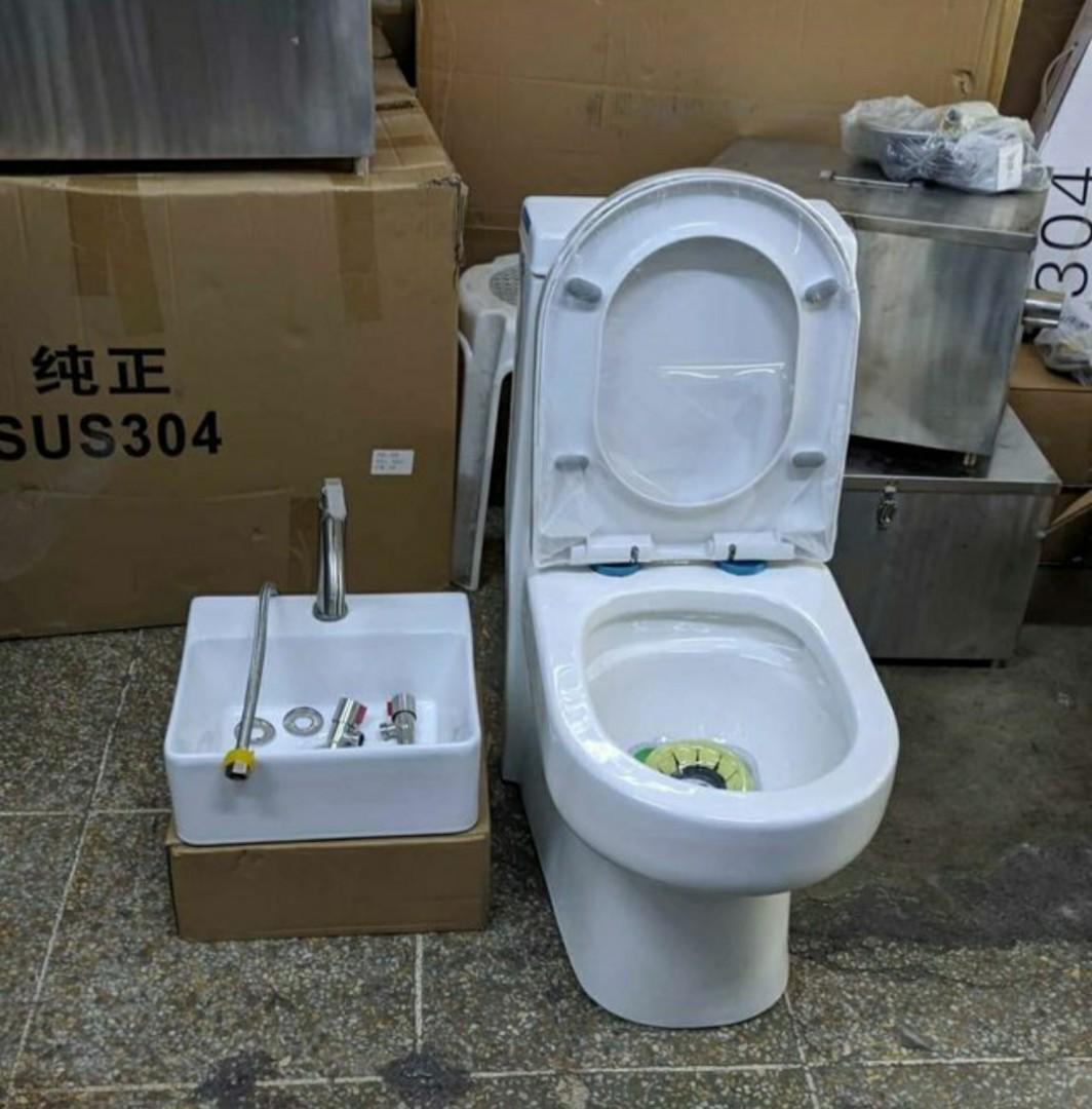 Package water closet set, Furniture & Home Living, Bathroom & Kitchen ...