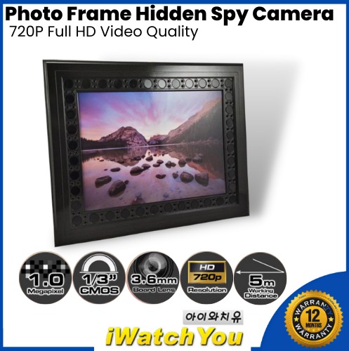 Photo Frame Hidden Spy Camera | 720P HD Video Quality on Carousell
