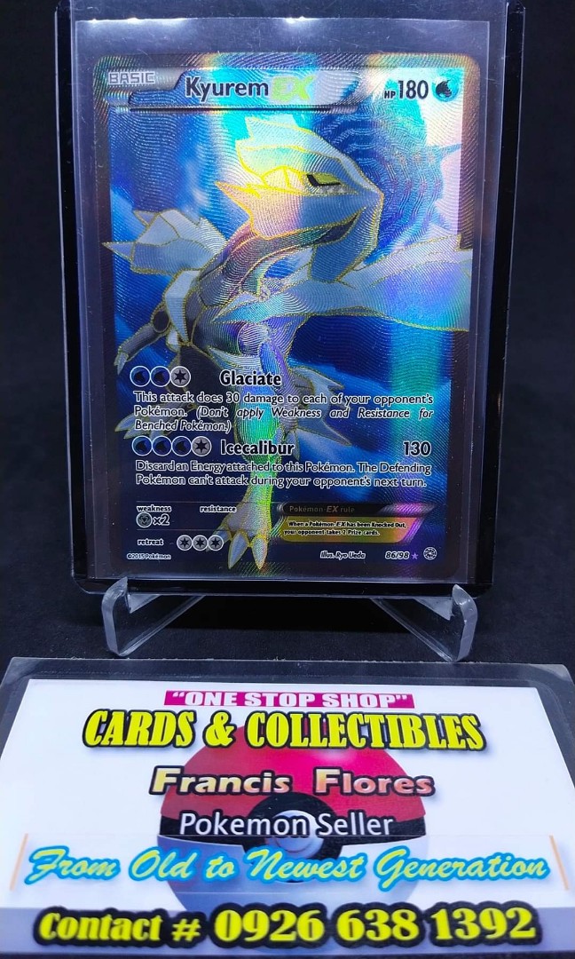 Pokemon Card - KYUREM EX #86 - FULL ART (XY: ANCIENT ORIGINS) YEAR 2015 ...