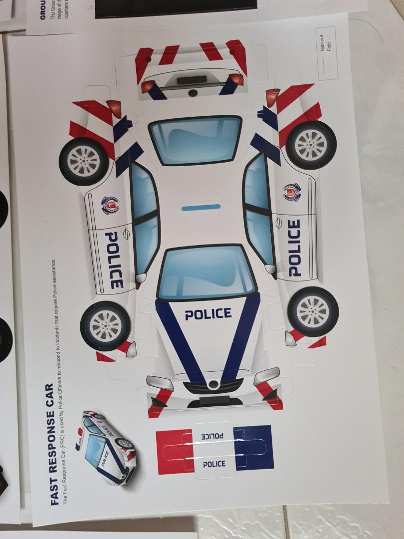 Police papercraft, Hobbies & Toys, Toys & Games on Carousell