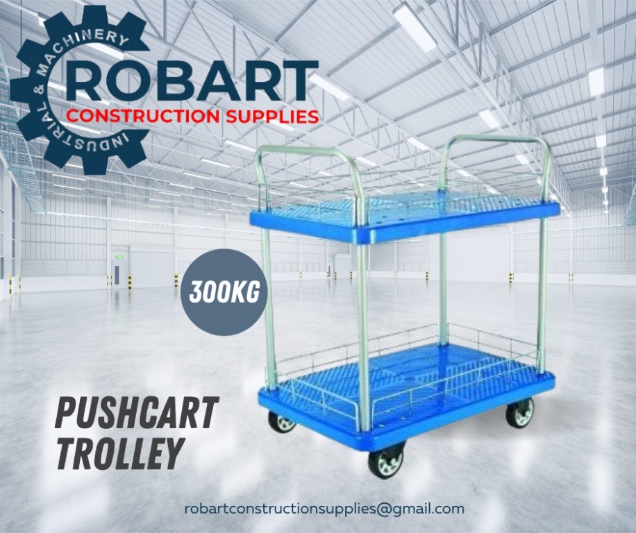 PUSHCART TROLLEY 300KG, Commercial & Industrial, Construction ...