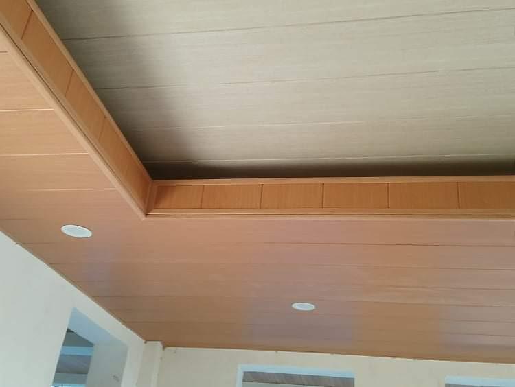 PVC CEILING kisame Spandrel Wallcladdings Eaves ERCM Wall panel gypsum ...