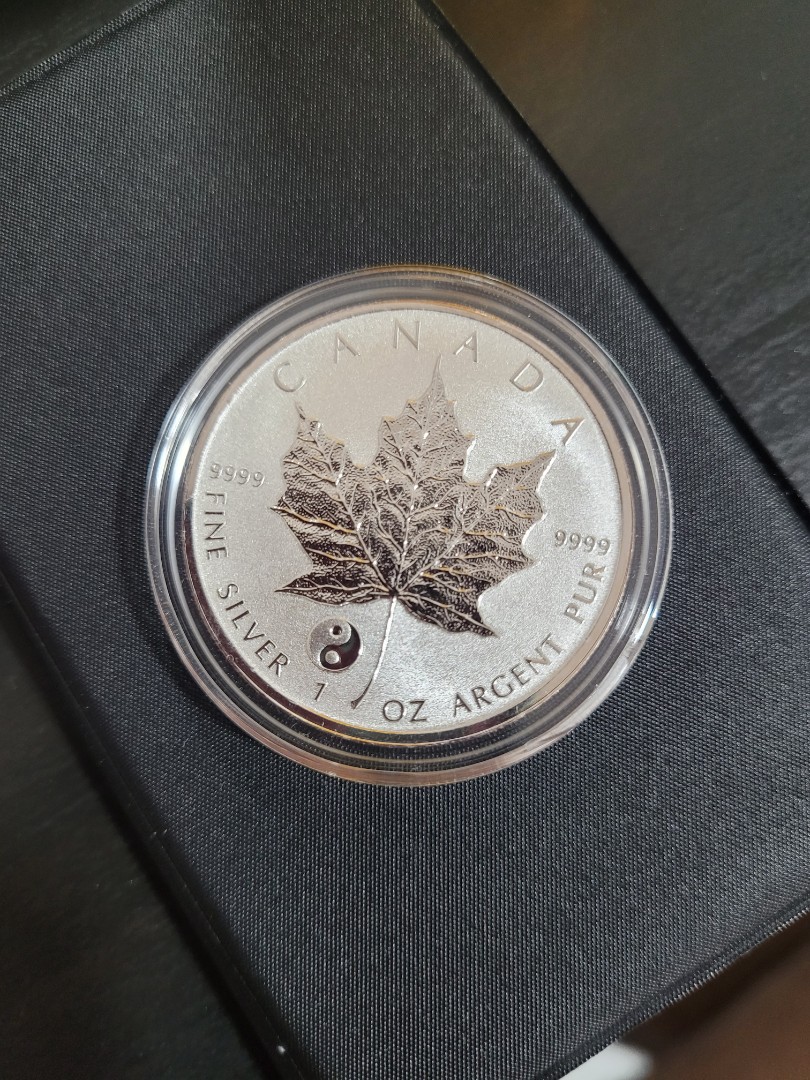 RCM Maple Silver Coin 1oz Yin Yang, Hobbies & Toys, Memorabilia ...