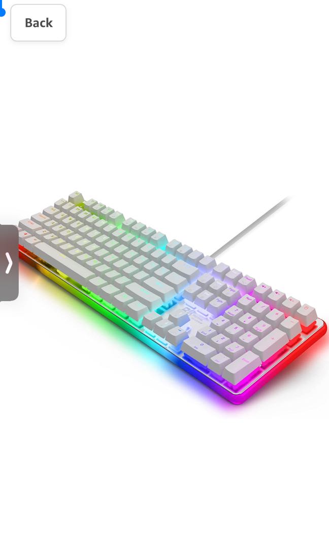 RK ROYAL KLUDGE RK918 Wired Mechanical Keyboard, RGB Backlit Gaming ...
