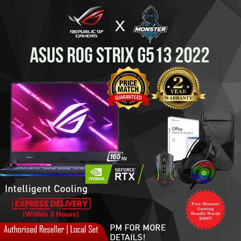 [SAME DAY/PREMIUM FREE GIFTS] ASUS ROG Strix G15 2022 Gaming Laptop ...