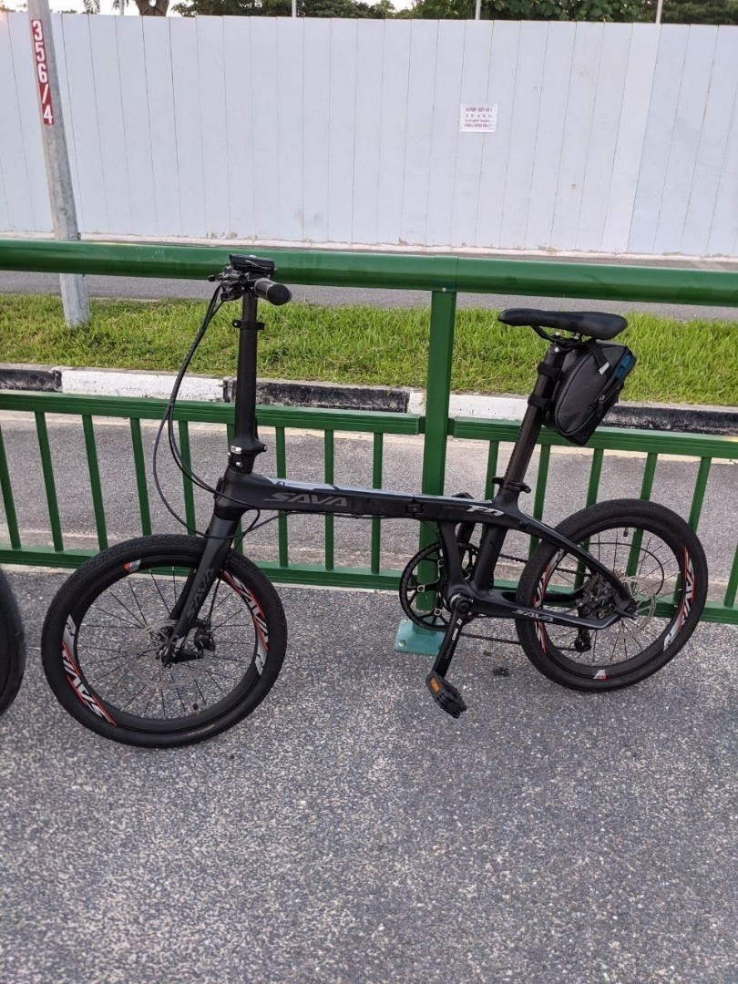Sava Z1 Carbon Fiber Folding bike, Sports Equipment, Bicycles & Parts ...