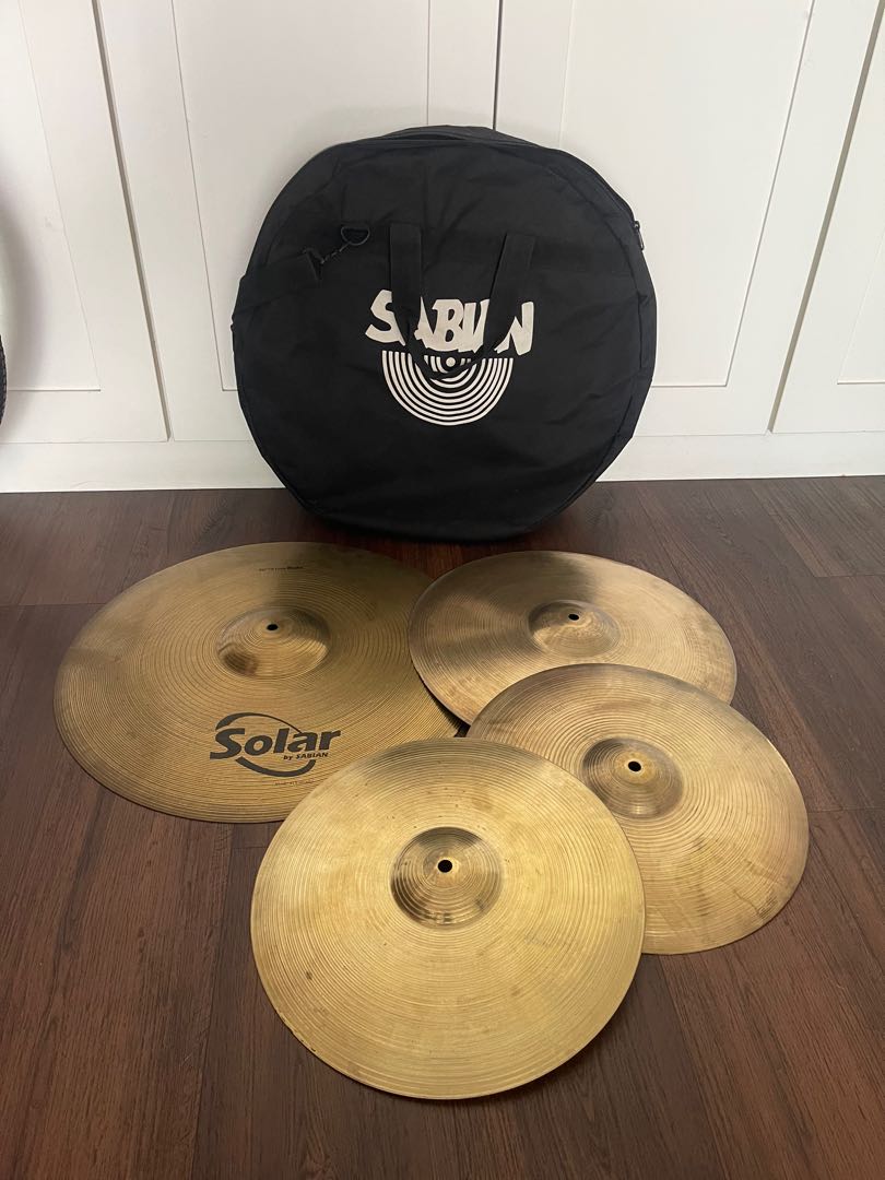 Solar Performance Cymbal Set by Sabian, Hobbies & Toys, Music & Media ...