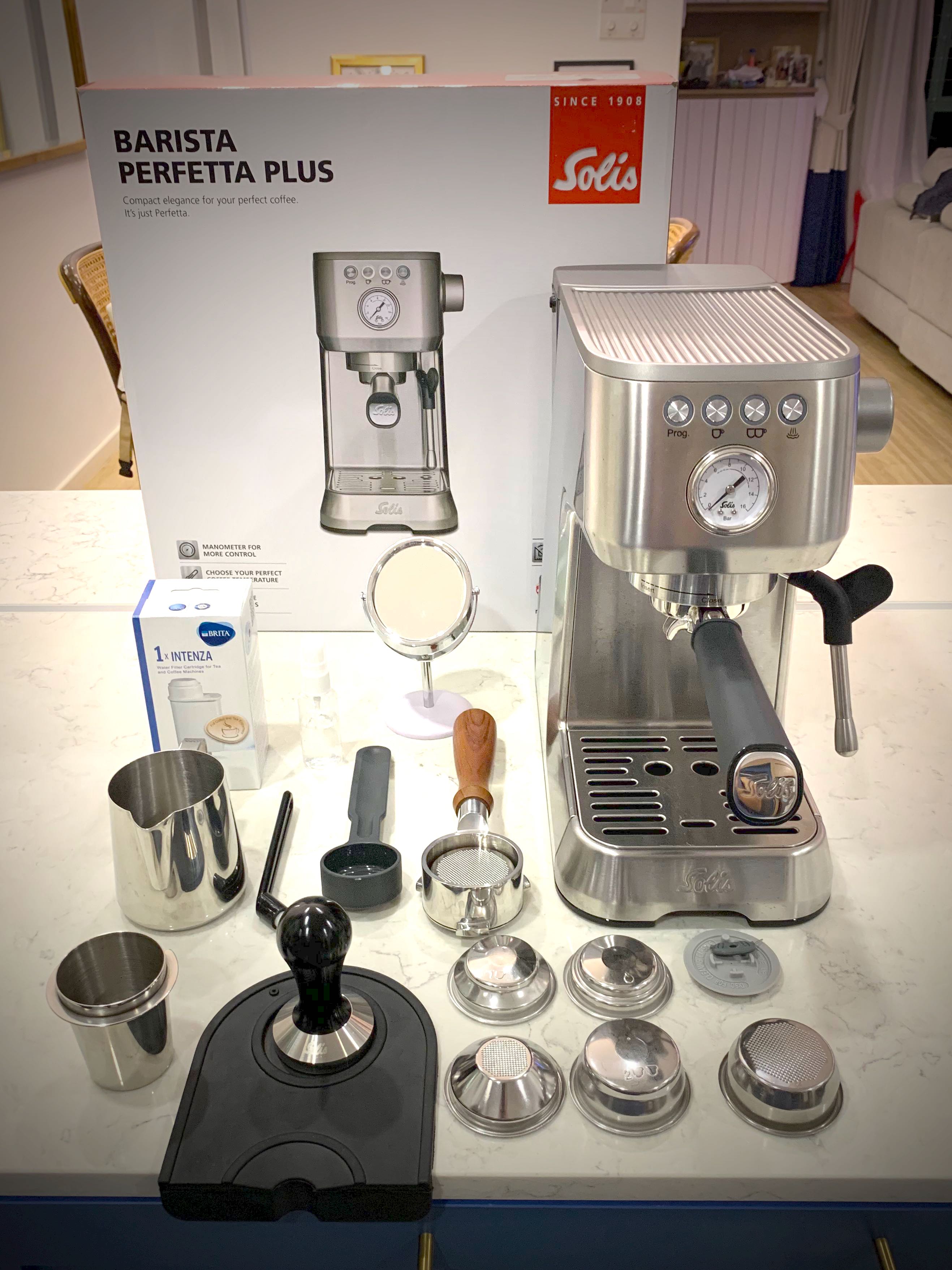Solis Barista Perfetta Plus espresso machine (with premium upgraded ...