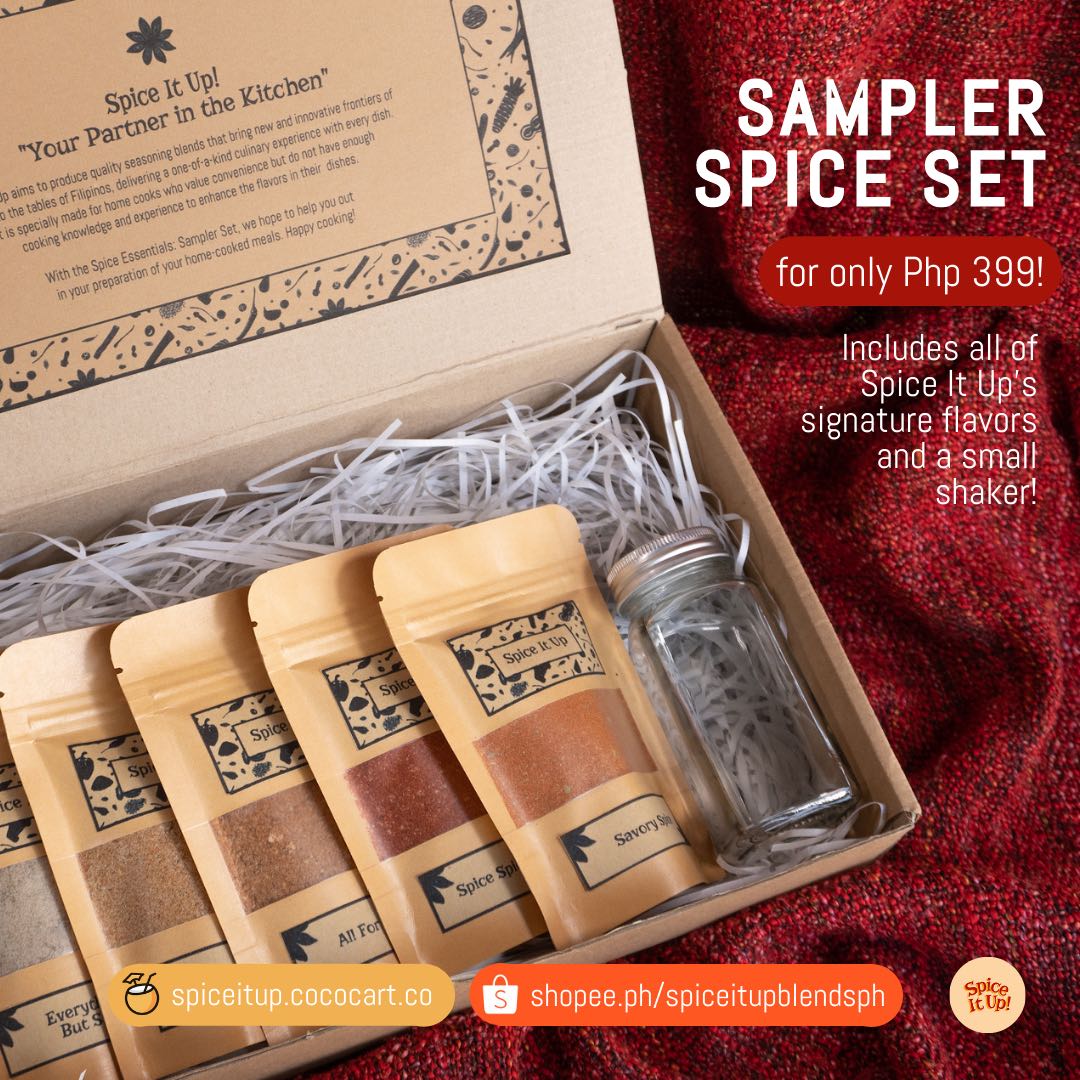Spice It Up Sampler Set, Food & Drinks, Spice & Seasoning on Carousell