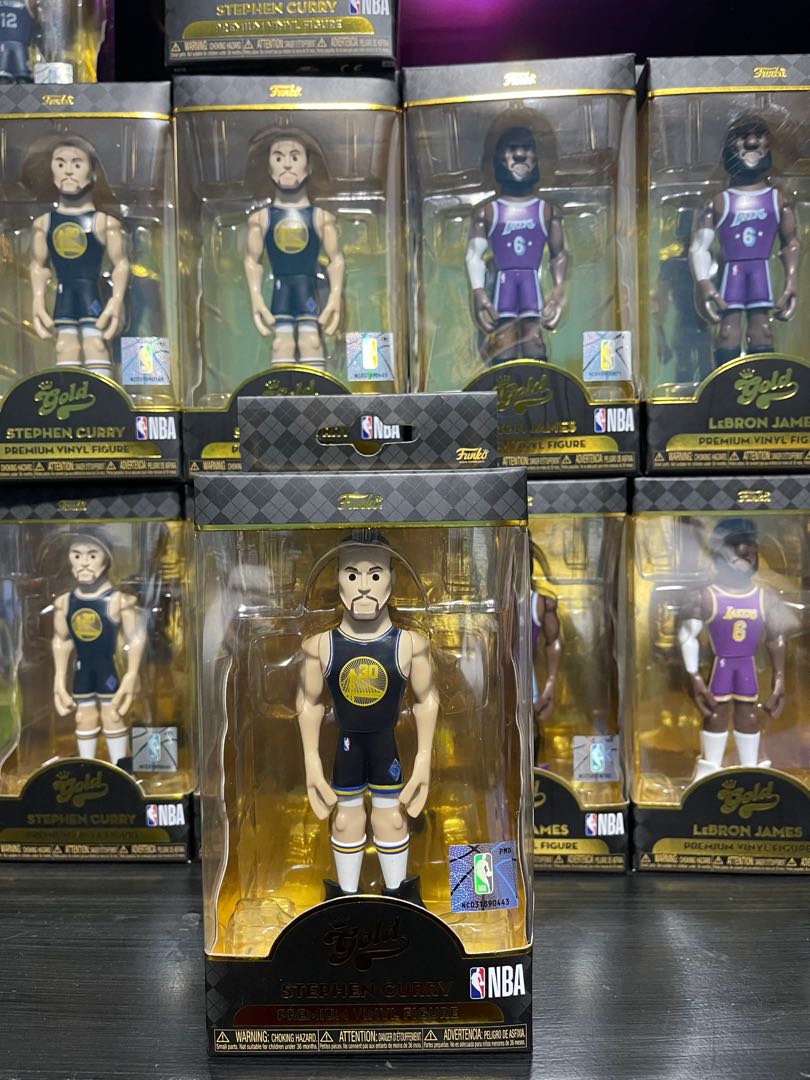 Steph Curry Funko Gold, Hobbies & Toys, Toys & Games on Carousell