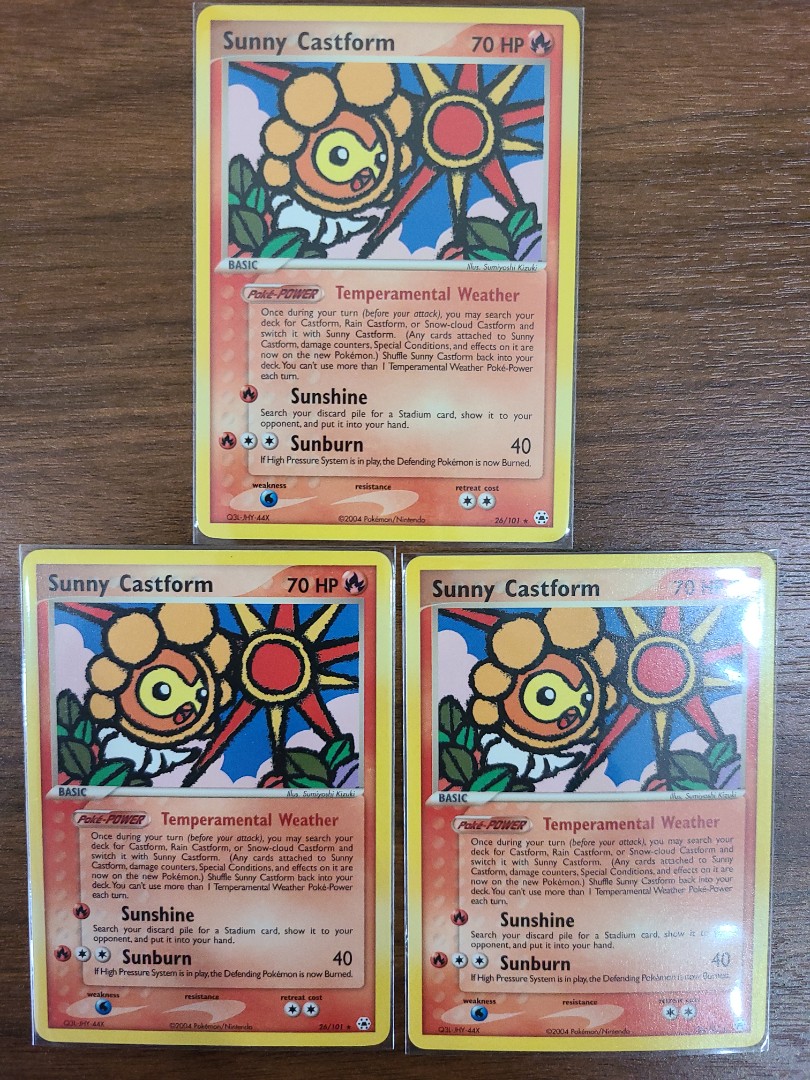 Sunny Castform 26/101 Regular Rare EX Hidden Legends Pokemon Card Game TCG on Carousell