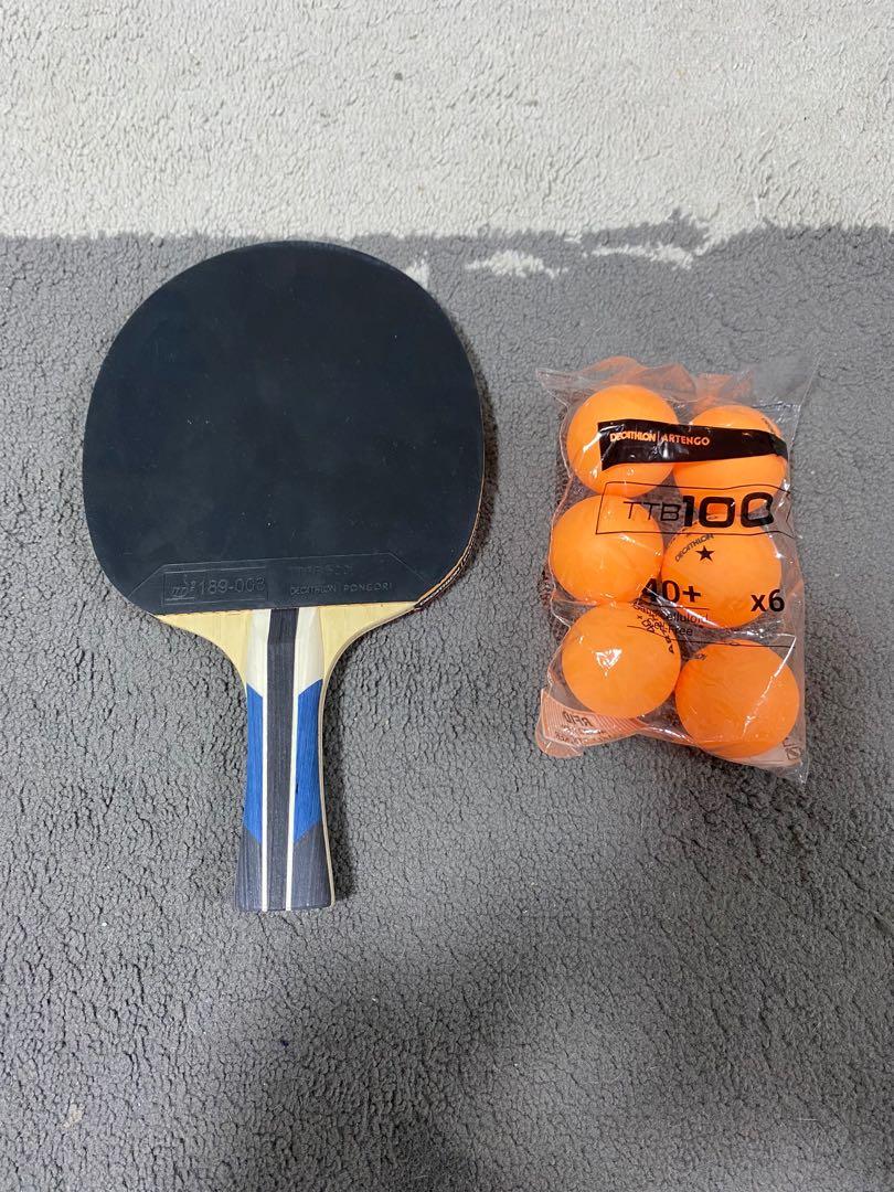 Table Tennis Bat/Racket Decathlon Pongori, Sports Equipment, Sports ...