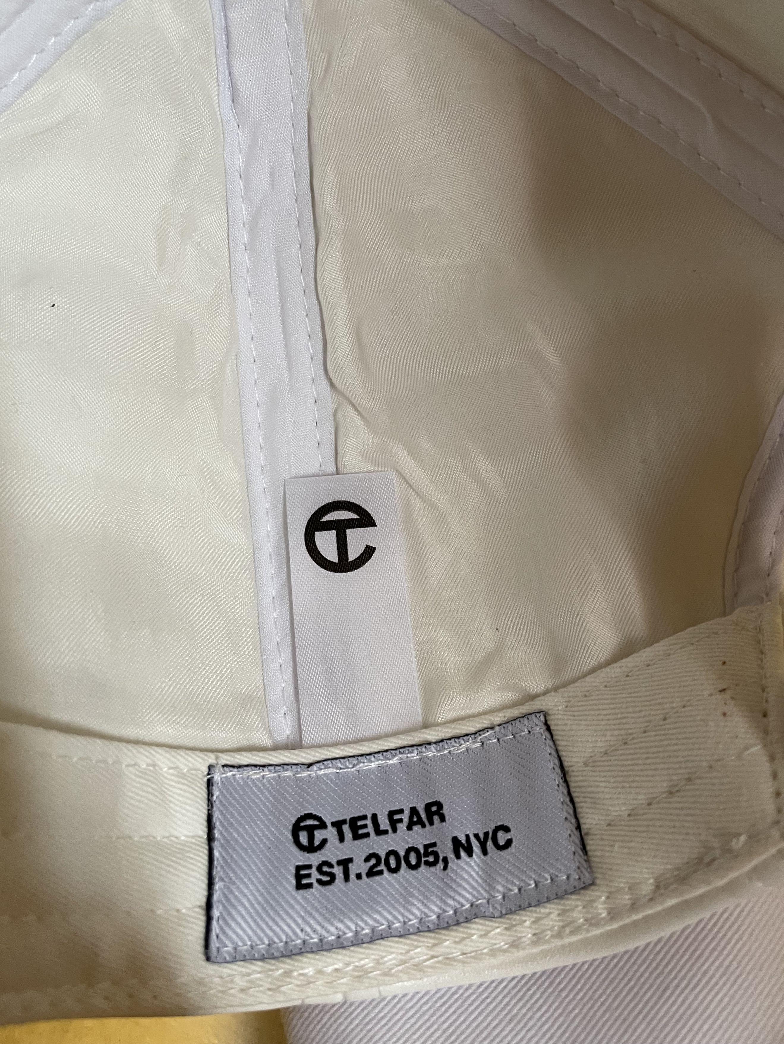 Telfar Logo Embossed Hat - White, Men's Fashion, Watches & Accessories ...