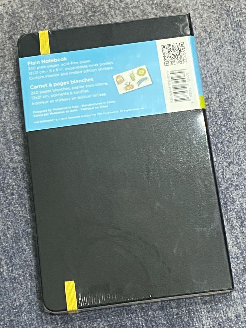 The simpsons x Moleskine Special Edition Notebook, Hobbies & Toys ...